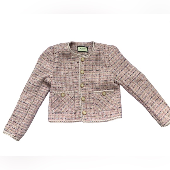 MISS D.G | Jackets & Coats | Miss Dg Fraser Tweed Jacket Rhinestone ...